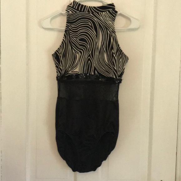 Curtain Call | Costumes | Zebra Print Velvet Dance Costume | Poshmark